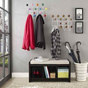15 Modern Functional Entryway Wall Racks - Vurni