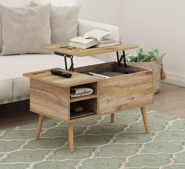 6 Modern Lift-Top Coffee & Laptop Tables - Vurni